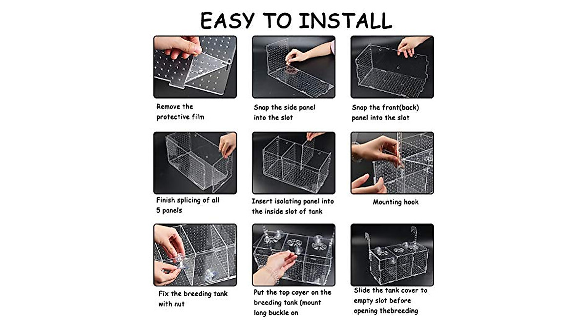 ATPWONZ Fish Breeding Box - Safe Isolation for Fry