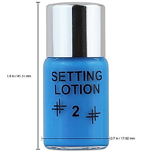 Beauticom Premium Dolly's Lash Wave Lotion Bottles (#1 Perm Curling Lotion & #2 Setting Lotion) | Qty: 2 Bottles (1 of Each Agent)