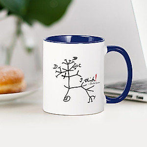 CafePress Darwin's Tree (I Think!) Ceramic Coffee Mug, Tea Cup 11 oz