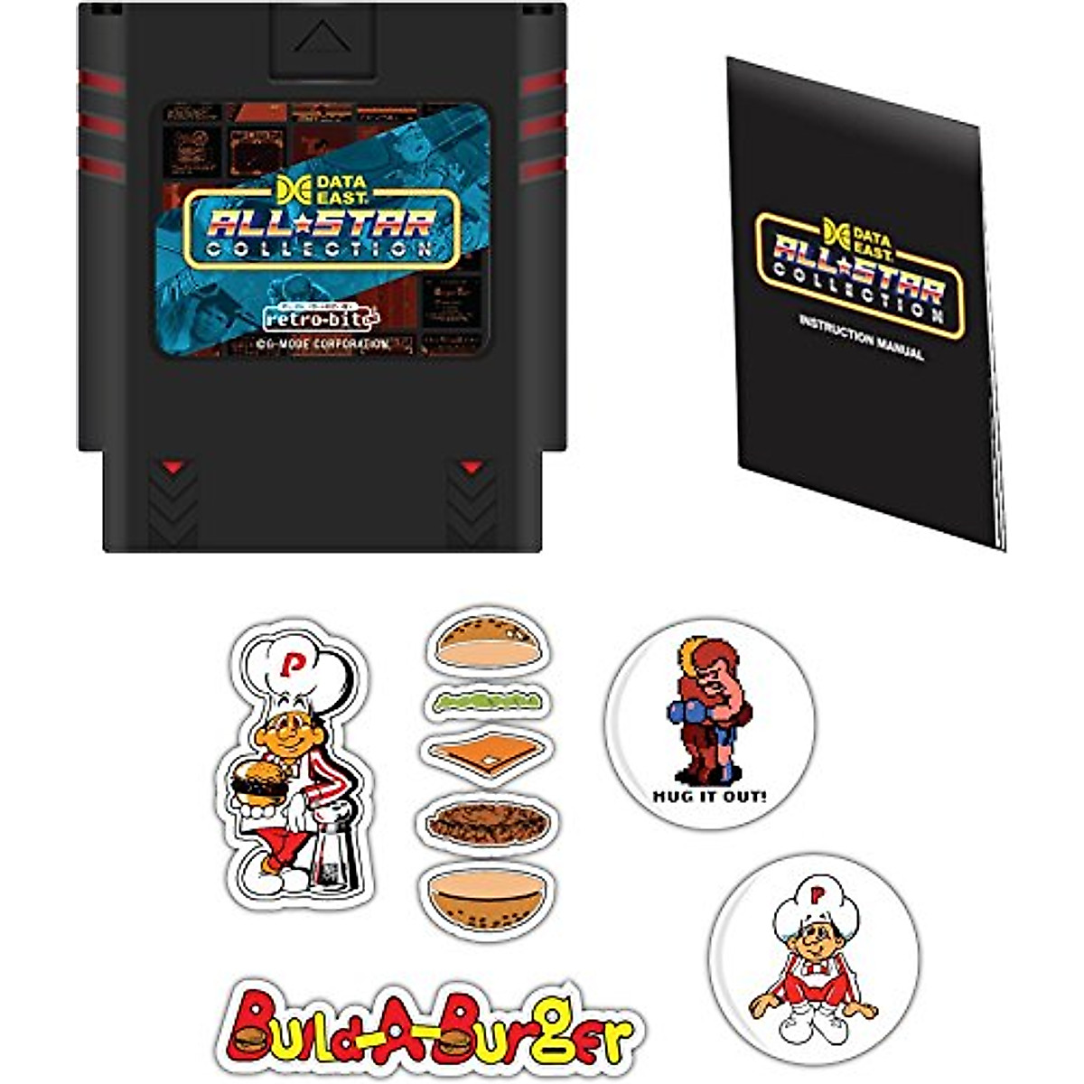 Retro-Bit Europe Data East All Star Collection PAL Version NES Cartridge for NES (Nintendo NES)