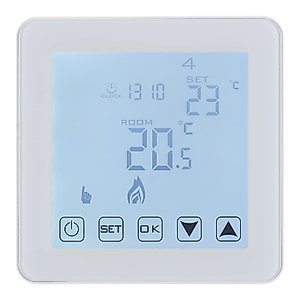 Wengart WiFi Smart Thermostat WG08,Heat Only 2.4GHz Wi-Fi APP TUYA for Radiant Floor Heating,Compatible with Alexa Echo/Google Home,AC90-240V Max3A
