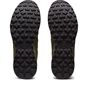 ASICS Men's Torrence Trail Sportstyle Shoes, 8, Brown Stone/Lemon Spark