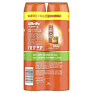 Gillette Fusion Ultra Sensitive Hydra Gel Men's Shave Gel Twin Pack, 14 Ounce (Pack of 2)