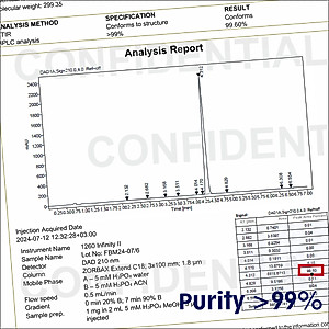 Fen LAB 250g (8.8oz) Powder, Purity >99%, 222mg Spoon Inside, Quality Tested, Analysis Report Included
