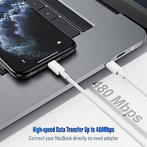 iPhone Charger, [Apple MFi Certified] USB C to Lightning Cable 3PACK 6FT Fast Charger Cable, iPhone Charger Cord Compatible with iPhone 14/13/12/11 Pro Max/XS MAX/XR/XS/X/8/7/Plus