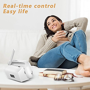 6000mAh Rechargeable Battery Mount Holder for Infant Optics DXR-8 Video Baby Monitor with LCD Dispaly Fast Charge(Not Applicable DXR-8 pro)