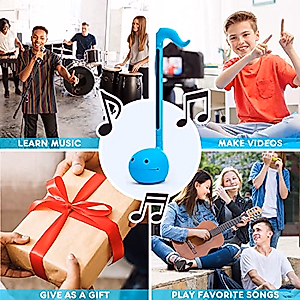 Otamatone Japanese Electronic Musical Instrument Portable Music Synthesizer from Japan by Maywa Denki Studio Best-Selling, Award Winning, Educational Fun Cool Gift for Children, Teens & Adults - Blue