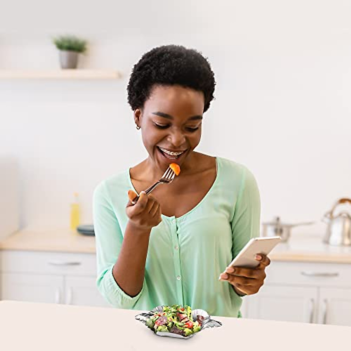 MT Products Disposable Aluminum Foil Pans Crab Shells - Freezer and Oven Safe - Individual Serving Pie Plate Great For Baking And Serving Seafood (50 Pieces)