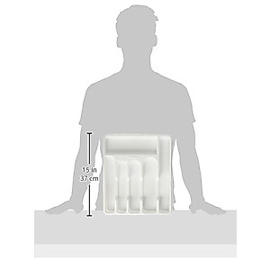 Rubbermaid Cutlery Tray, Large, White