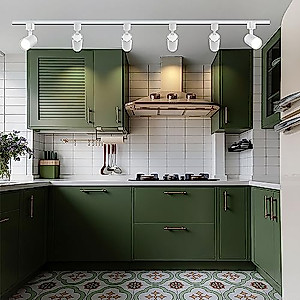 Arcfox 7W 3000K LED H Type Track Lighting Heads Dimmable 3 Wire Single Circuit Track Light Fixtures ETL, 24°, CRI90 for Retail Store Kitchen Gallery Accent Lighting 12 Pack White