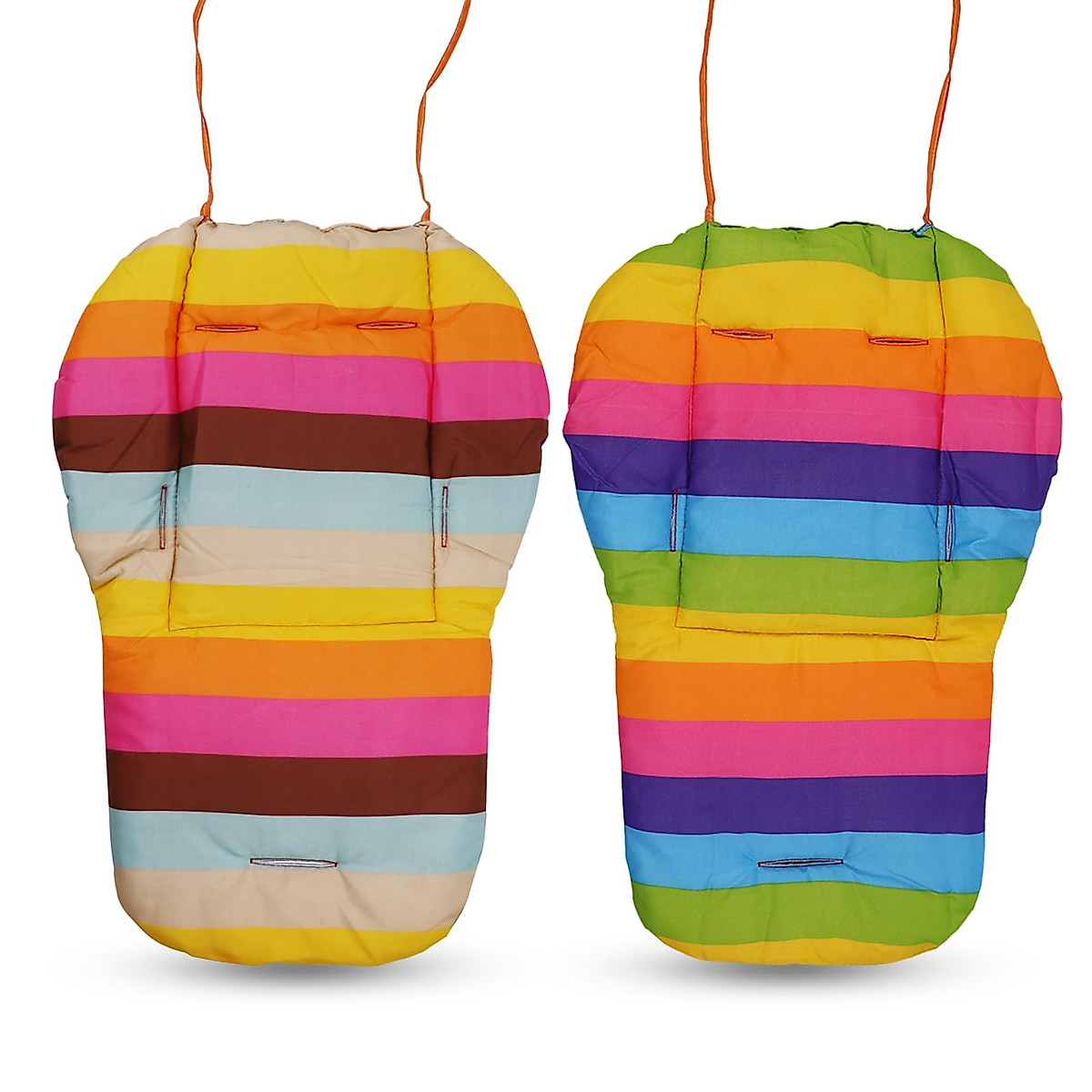 High Chair Pad, High Chair Cushion/seat Cushion/Breathable Pad/seat Pad，Soft and Comfortable, Light and Breathable, Cute Patterns,Make The Baby Sit More Comfortable(Rainbow Stripes)