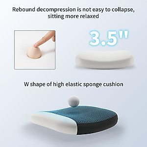 Rongbuk Ergonomic Executive Computer Desk Chair with 3D Armrests, 2D Headrest, Swivel Task Chair with Lumbar Support, Sturdy Base with Wheels, Mesh Office Chair, White