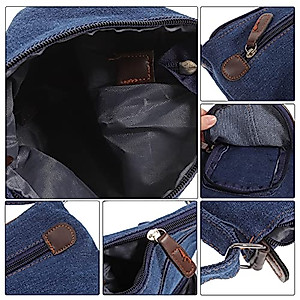 Denim Crossbody Bags for Women, Denim Purses for Women Travel Tote Bags Beach Bag Large Capacity Purse