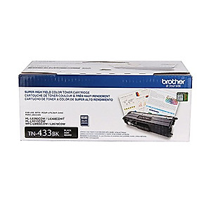 Brother Reseller TN433BK TN433C TN433M TN433Y High Yield Toner Cartridge 4-Pack - 4 Color