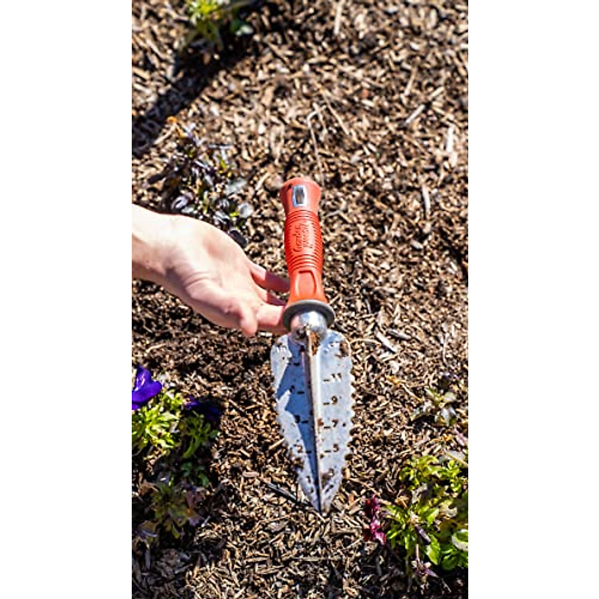 Garden Weasel Multi-Use Transplanter 91360 - Trowel Garden Tool - Hand Shovel - Garden Spade - Gardening Shovel - Weather and Rust Resistant