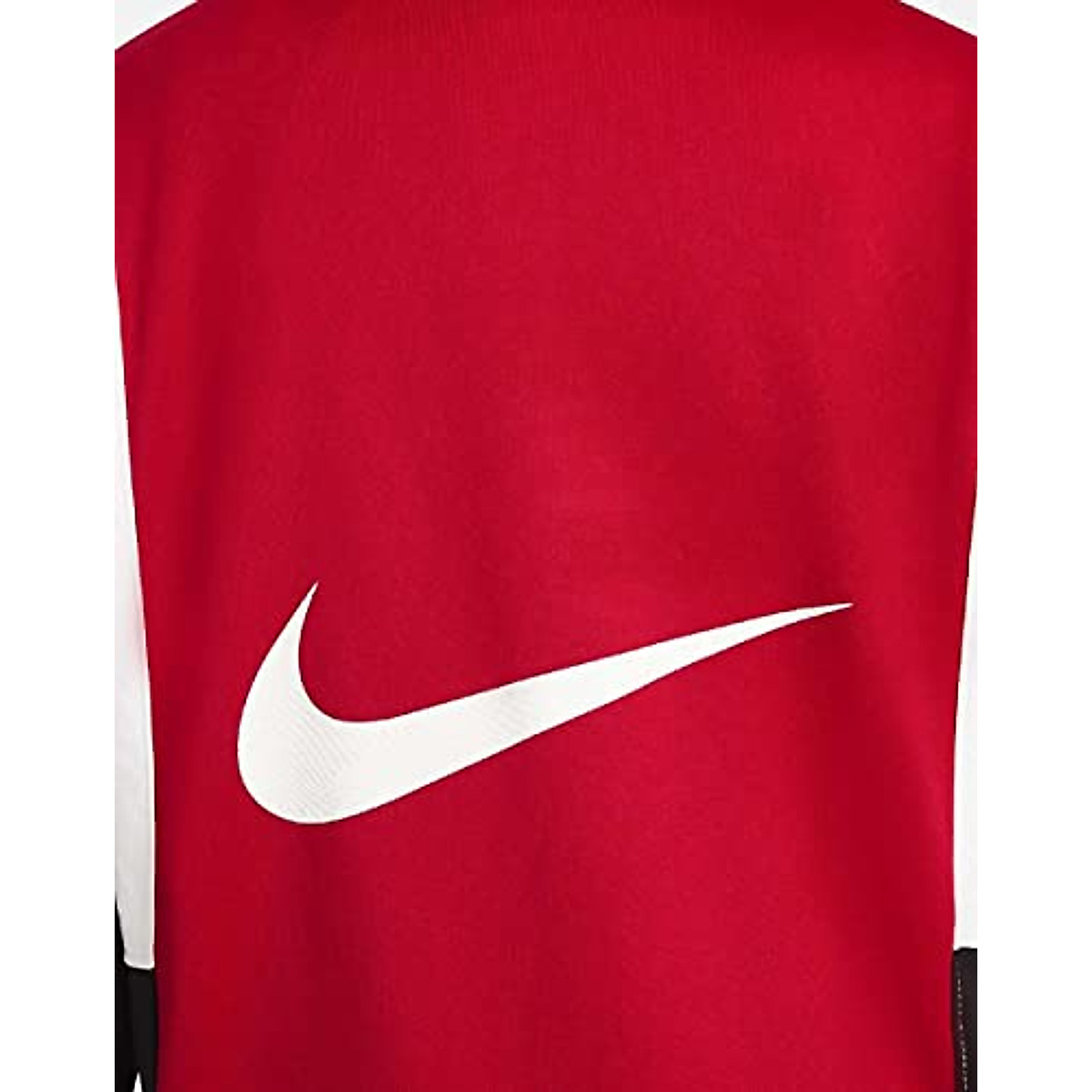 Nike Boy's Elite Full Zip Hoodie (Little Kids/Big Kids) University Red/Black/White/White MD (10-12 Big Kid)