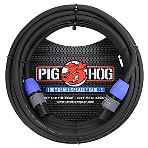 Pig Hog PHSC5SPK High Performance 14 Gauge 9.2mm speakON Speaker Cable, 5 Feet