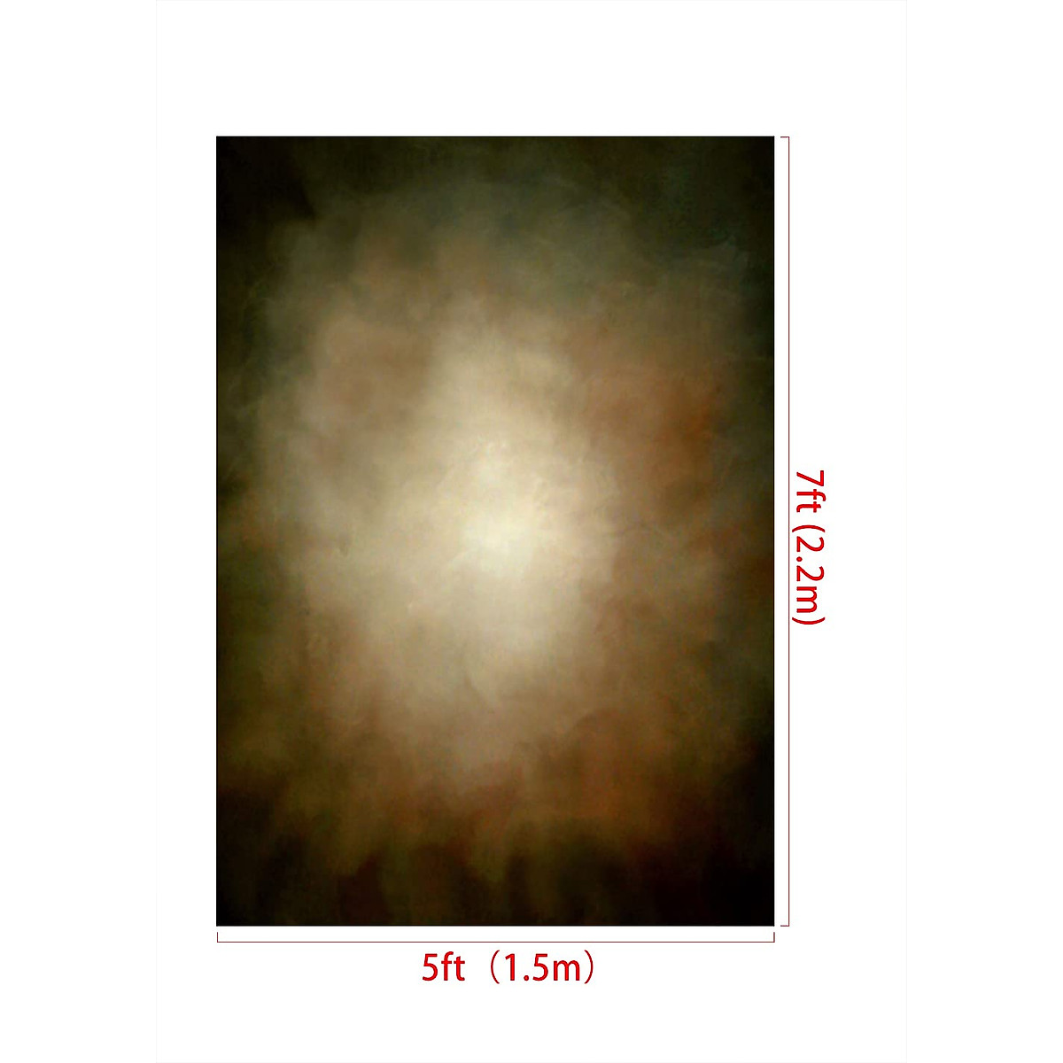 Kate Abstract Photography Backdrops Portrait Phoro Backdrops for Headshot Brown Portrait Photography Studio Props, 5x7ft