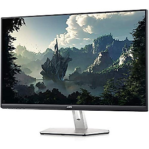 Dell Newest 27-inch QHD 1440p (2560 x 1440) IPS Ultra-Thin Bezel Monitor, 75Hz Refresh Rate, ADM FreeSync, HDMI, DisplayPorts, Built in Speakers, VESA Certified, Sliver
