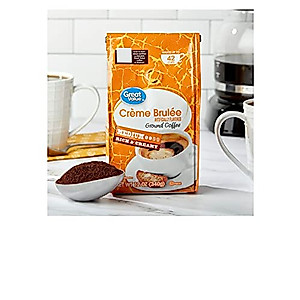 Great Value Crème Brulèe Medium Roasted Ground Coffee, 12 oz (Pack of 3) And One BVOJ SALES Pen Included In Every Order