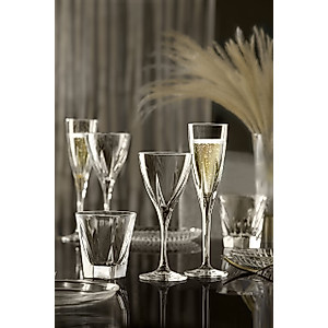 Barski Highball - Glass - Set of 6 - Hiball Glasses - Crystal Glass - Beautifully Designed - Drinking Tumblers - for Water, Juice, Wine, Beer and Cocktails - 12.75 oz Made in Europe