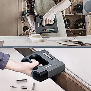 WORKPRO 6 in 1 Cordless Staple Gun, 3.6V Rechargeable Electric Stapler, Charger Included, Staples Excluded