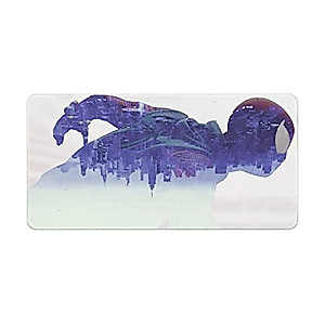 Extended Gaming Mouse pad, Large Gaming Mousepad, Cute Cartoon Desk Mat, Waterproof Anti-Dirty Skid Proof Lockrand Keyboard Mat, Computer Keyboard and Mice Combo Pads Mouse Mat, 60x30cm, 24x12 inch