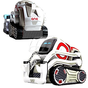 IPG for Cozmo Robot Face Screen Guard Decoration KIT Include Wheels&Body Set 7 Units Decals+2 Units Screen Protector (This is NOT A Robot) (Black Carbon Fiber)