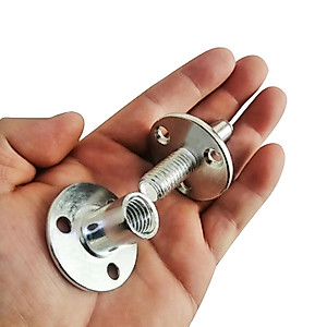 WSWECCL 1piece M12 Metal Bed Post Connector T-Nut Bedpost Connector Screw-in Butt Nut for Furniture Hardware Fittings Sofa Column Bed Column Lock Connect Tee Nut