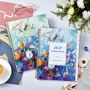 2024-2027 Monthly Planner - 3 Year Monthly Planner 2024-2027, JUL 2024 - JUN 2027, 2024-2027 Calendar Planner with 36 Monthly Tabs, Notes Pages, Inner Pocket, Great for Long-Term Planning