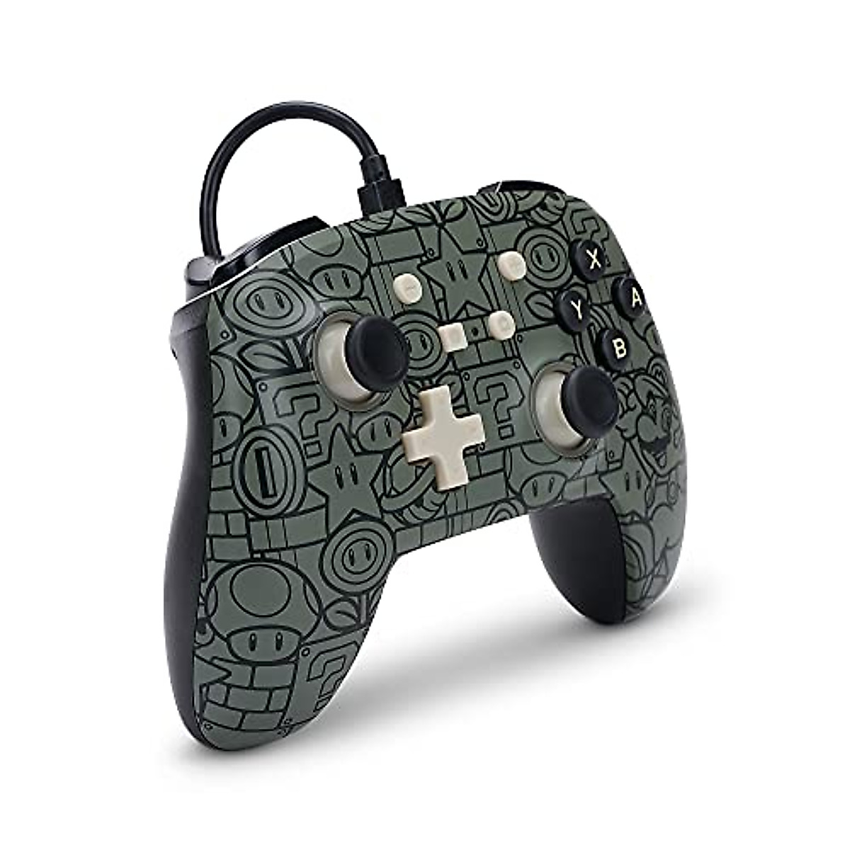 PowerA Enhanced Wired Controller for Nintendo Switch - Power-Up Mario