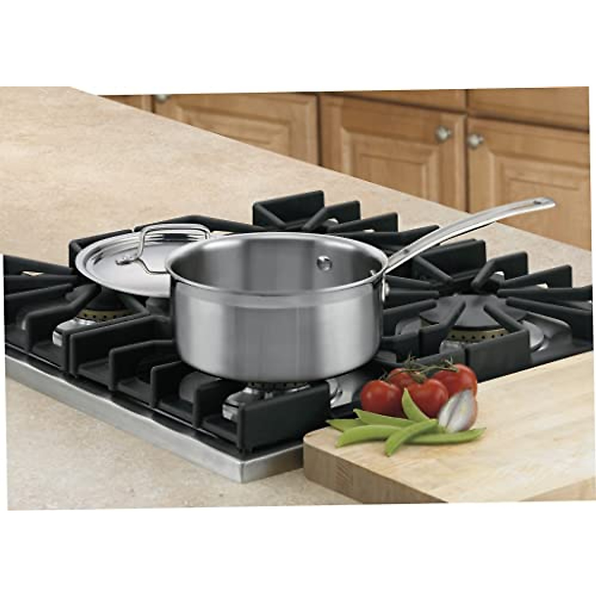 Cuisinart Saucepan with Cover, Triple Ply 2-Quart Skillet, Multiclad Pro, MCP19-18N