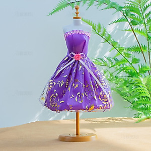 AUEAR, Set of 4 Dress Cloth Gown Plastic Display Support Holder Mannequin Model Stand 2 Colors