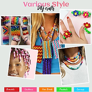 Dowsabel Friendship Bracelet Kit, 24 Colors Bracelet Making Kit Pony Beads for Jewelry Making, Letter Beads Heart Beads for Bracelet Making, Ideal Gifts for Teen Girls Kids Adults