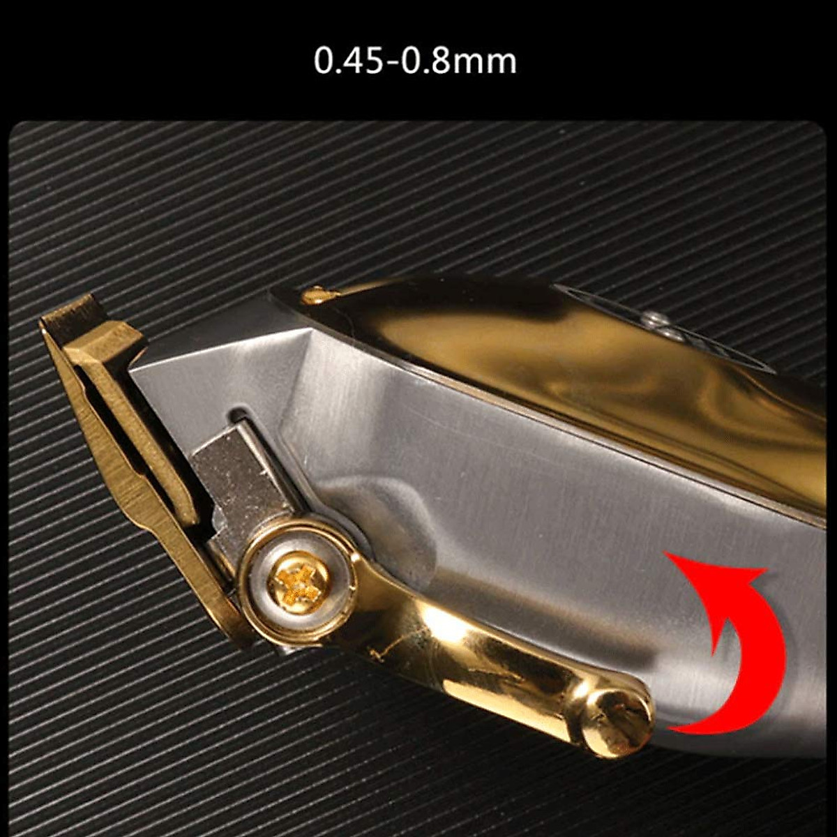 KEMEI Mens Clipper Cordless Hair Clippers, Razor Electric Professional Beard Trimmer Grooming Shaving Machine Self Hair Cutting Haircut Trimmers Cutter，Gold