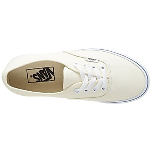 Vans Unisex's Vans Authentic Skate Shoes 8.5 (White/Off White)