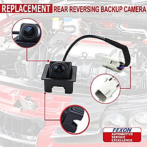 Rear Park Assist Camera Compatible with Cadillac GM SRX 2010 2011 2012 2013 2014 2015 2016 Night Vision Waterproof Tailgate Rear View Backup Reverse Safty Cameras 23205689