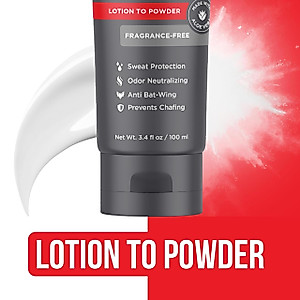 HAPPY NUTS Comfort Cream Deodorant For Men: Anti-Chafing Sweat Defense, Odor Control, Aluminum-Free Mens Deodorant & Hygiene Products for Men's Private Parts 3.4 Fl Oz, Fragrance-Free