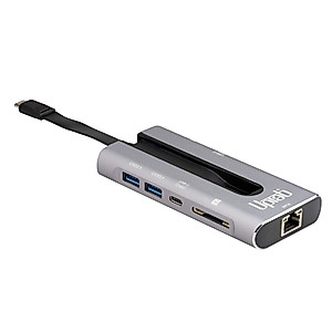 UPTab USB C 3.2 Gen 2 10Gbps 4K 60hz HDR Power Delivery 100W Hub - Compatible with Thunderbolt 3 New MacBook Pro 16in/Air iPad Pro iMac Mac Mini