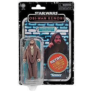 STAR WARS Retro Collection OBI-Wan Kenobi (Wandering Jedi) Toy 3.75-Inch-Scale OBI-Wan Kenobi Figure, Toys for Kids Ages 4 and Up