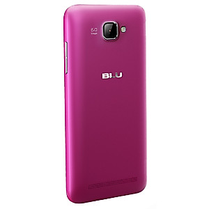 BLU Dash 5.0 D410a Unlocked Dual SIM GSM Phone (Pink)