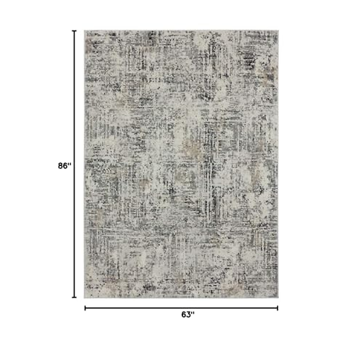 United Weavers of America Eternity Mizar Wheat Area Rug 5'3" x 7'2"