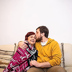 Solzien Abuela Gifts Blankets 50" X 60", Abuelita Gifts, Regalos para Abuela, Thoughtful Gifts for Grandma from Granddaughter, Grandmother Gift, Best Grandma Gifts for Birthday, Gifts for Grandmother