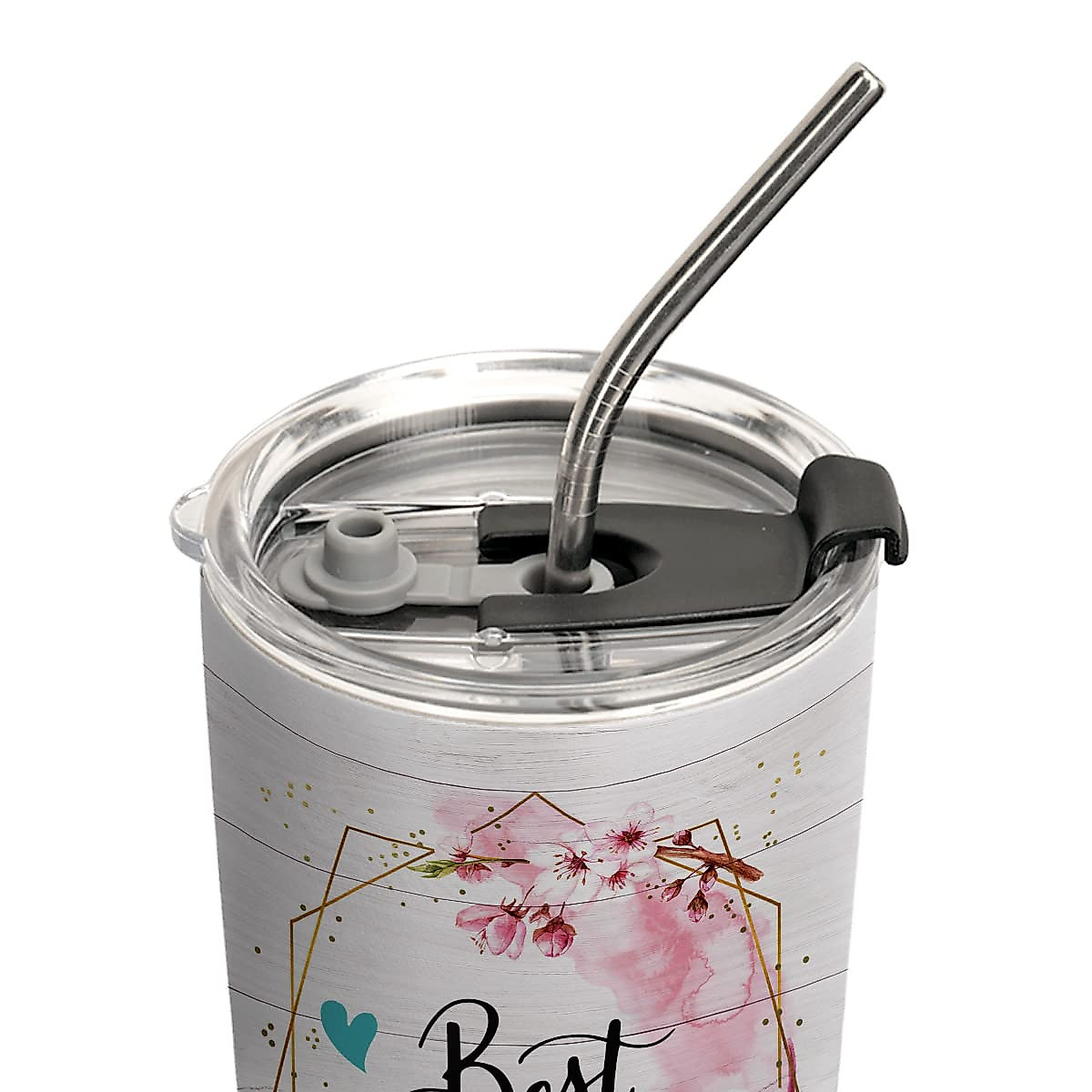 64HYDRO 20oz Birthday Gifts for Women, Mom, Friend Gifts for Women Birthday Unique Inspirational Gifts for Women - Best Mom To Mom Tumbler Cup with Lid, Double Wall Vacuum Insulated Travel Coffee Mug