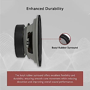 Rockville RVL6KIT 6.5" Component Car Speakers, 800W Peak/200W RMS, 4 Ohm, Aluminum Cone, 1" Silk Dome Tweeters, Perfect for High-Fidelity Car Audio