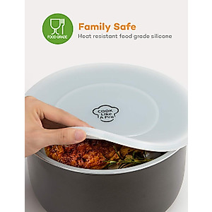 Goldlion Accessories for Ninja Foodi 6.5 Qt, Stainless Steel Inner Pot, Inner Pot Cover