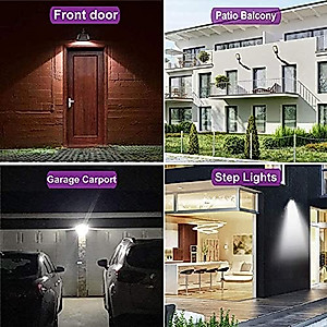 Solar Street Lights Outdoor Motion Sensor, Dusk to Dawn Solar Flood Light with Remote Control, IP65 Waterproof Security Light for Parking Lot, Garden, Street, Playground(18 LED)