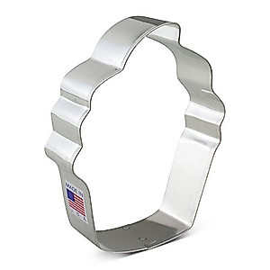 Cupcake Cookie Cutter 4" Made in USA by Ann Clark