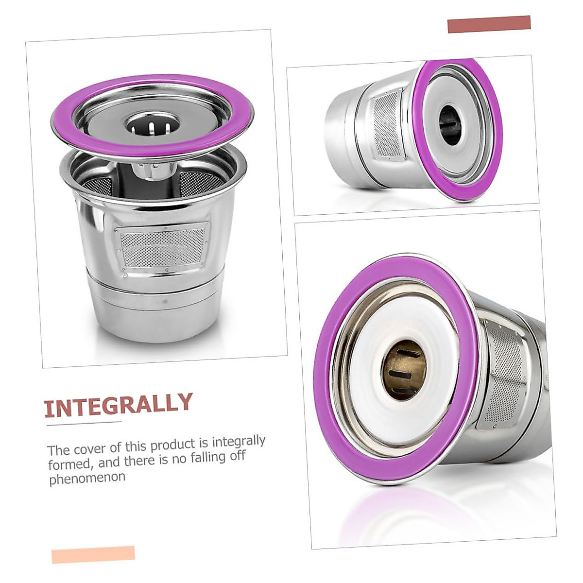 OSALADI Coffee Capsule Cup Espresso Shot Tea Diffuser Coffee Accessory Coffee Filter Espresso Machine Accessories Portable Water Filter Coffee Filter Cup Stainless Steel