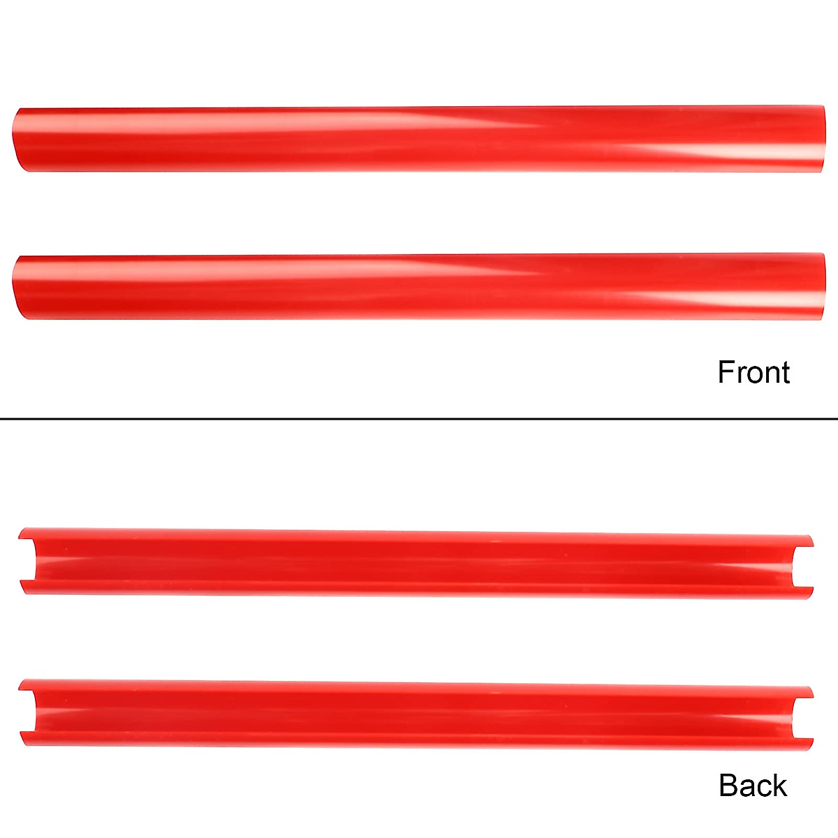 Grille Insert Stripes Replace for 2010-2016 BMW 5 Series F10 F18, 520i 523i 525i 528i 530i 535i 550i Accessories (Red, 5 series)